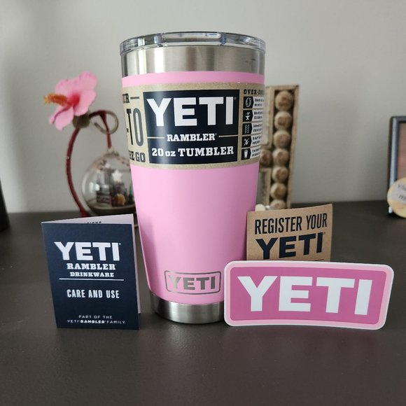 Yeti | Dining | Nwt Yeti Limited Edition Power Pink 2 Oz Tumbler With ...